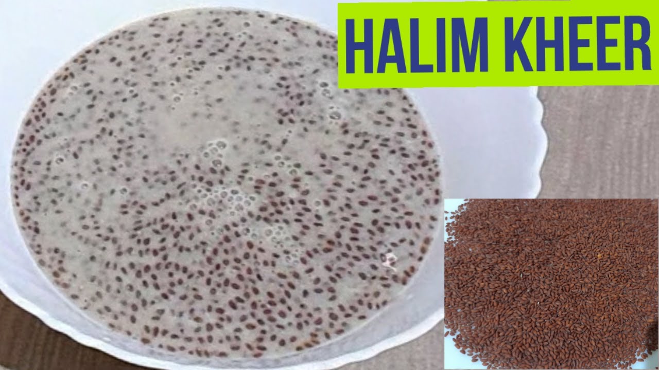 HALIM & EDIBLE GUM KHEER/ ALVI PAYASA / ALVI MATTU ANTINA PAYASA - YouTube