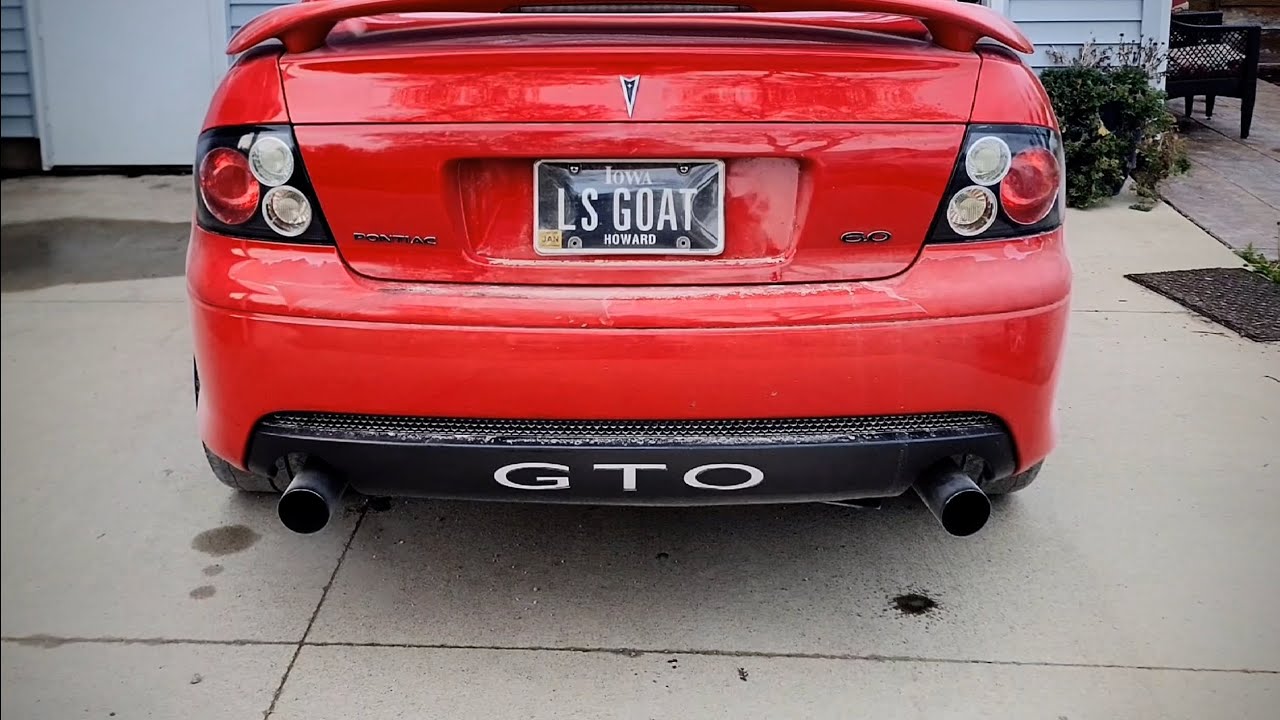 Modified 2006 Pontiac GTO Cold Start and Walk Around - YouTube