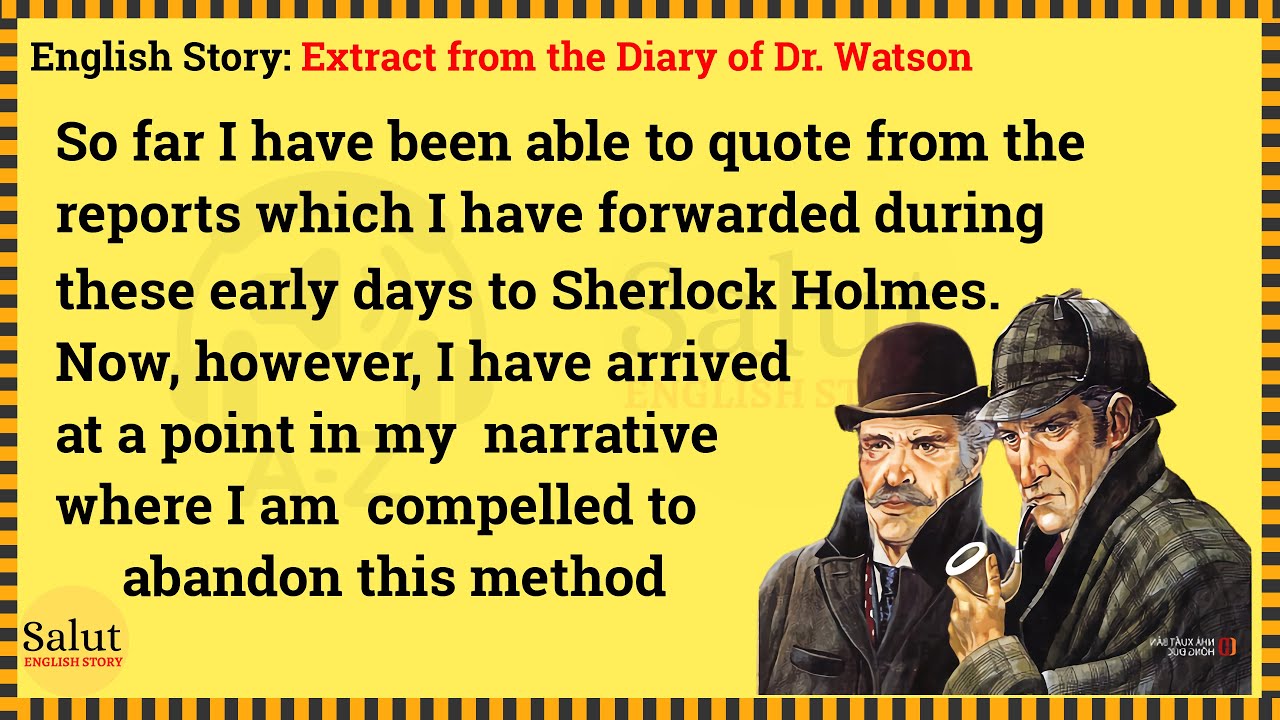 Learn English through story 🔥 Level 1 - Sherlock Holmes Extract from ...