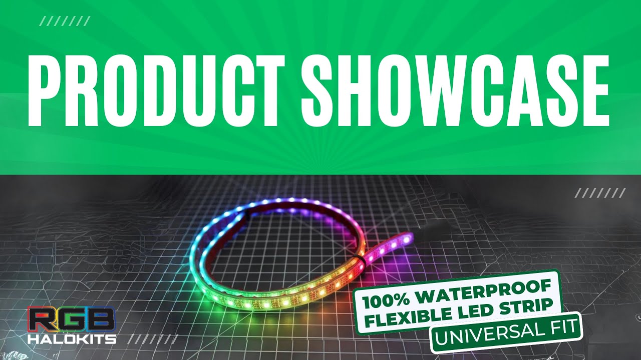 100% Waterproof Flexible LED Strip IP68 - YouTube