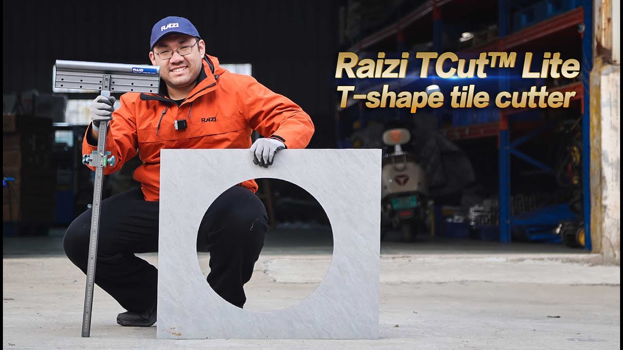 Raizi TCut™ Lite T-shape tile cutter product instruction - YouTube
