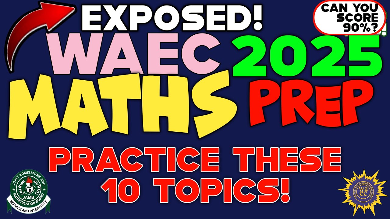 2026: Prep for JAMB, WAEC These 10 Topics Will Save You ️🔥 - YouTube