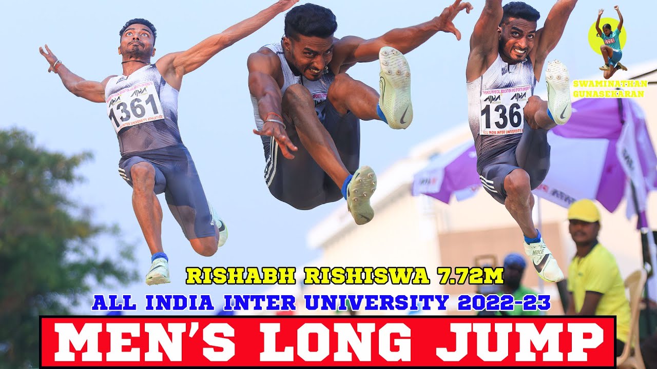Long jump Top 8 Indian University Jumpers in 2023 - YouTube