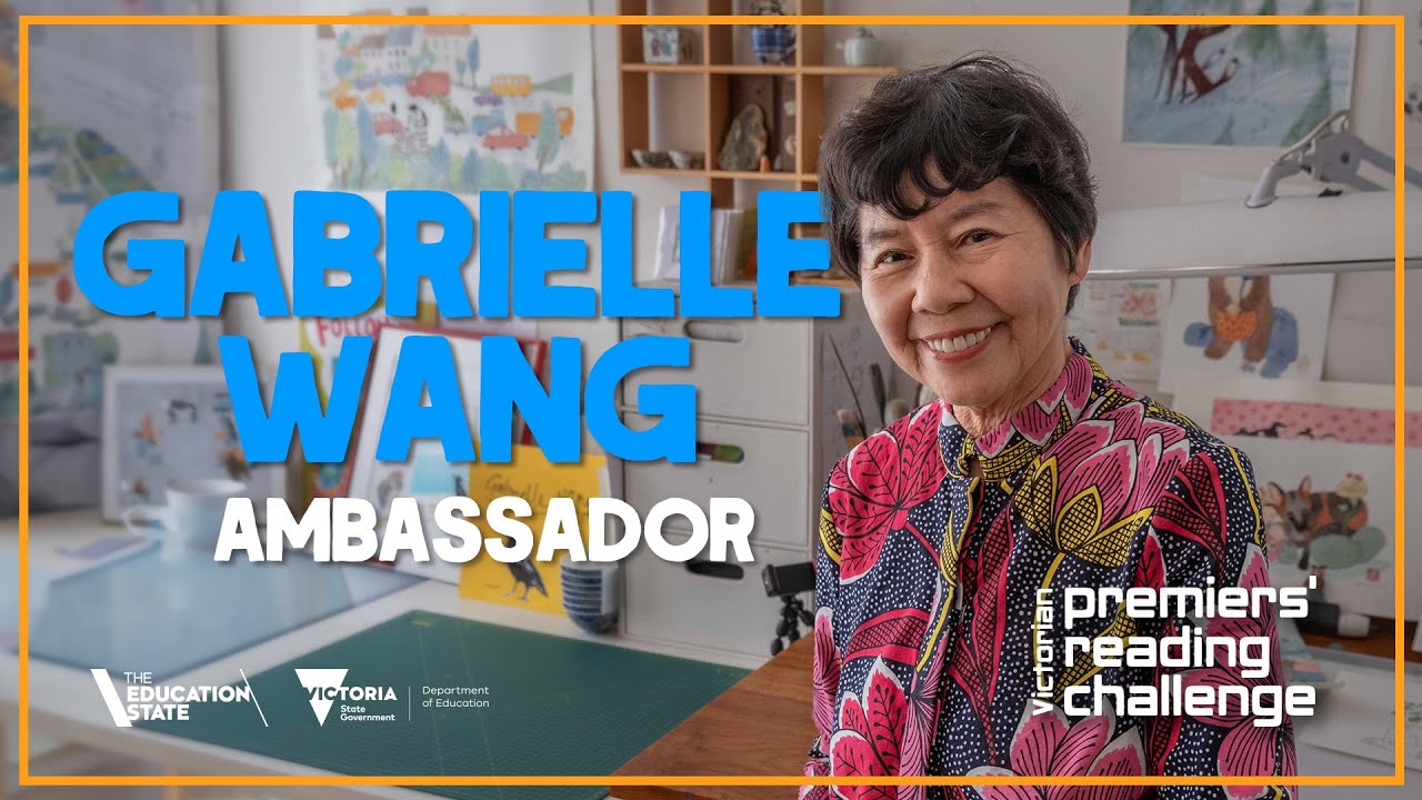 Meet our ambassador - Gabrielle Wang - Premiers' Reading Challenge - YouTube