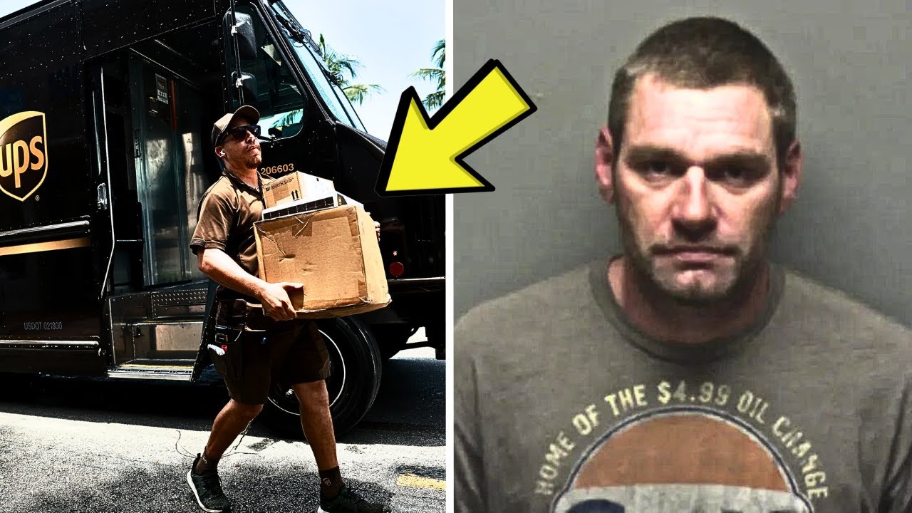 UPS Man Sees Note on Package, Helps Mom and Kid Escape Nightmare - YouTube