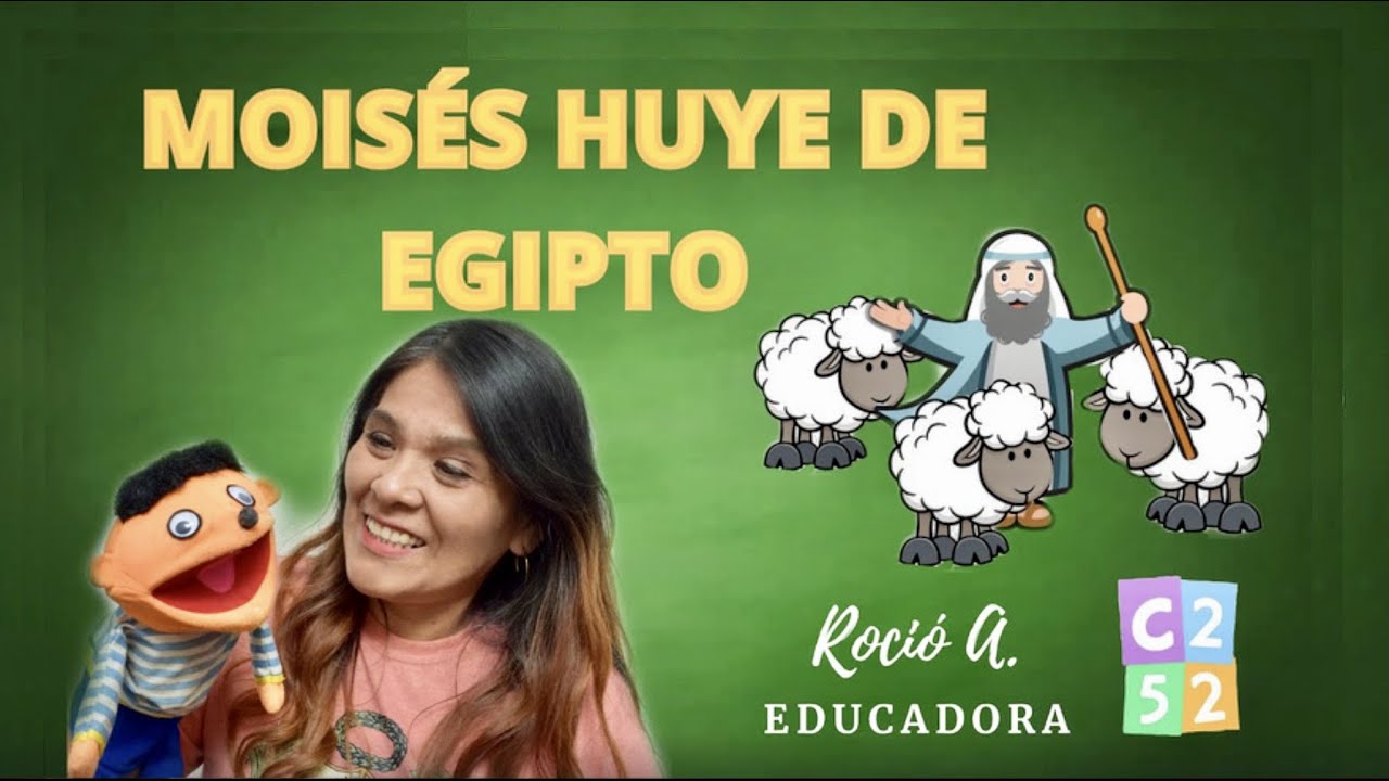 Moisés Huye de Egipto | Historia Bíblica - YouTube