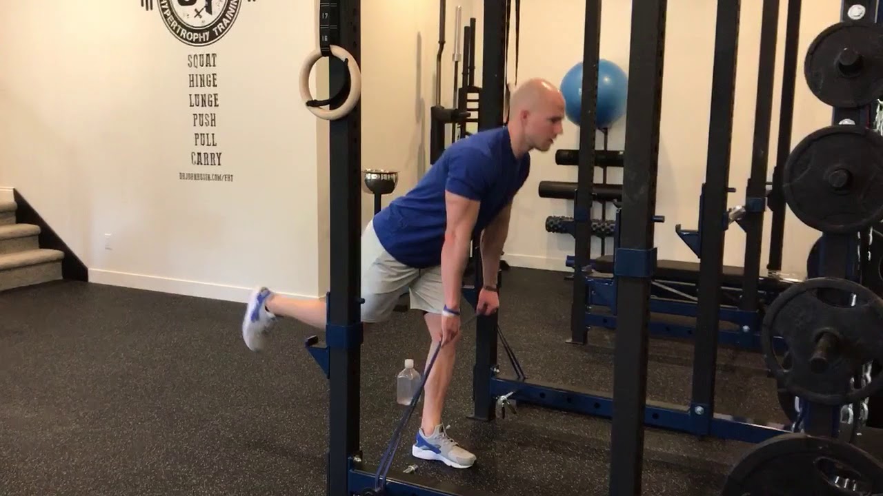 Banded Single Leg RDL - YouTube