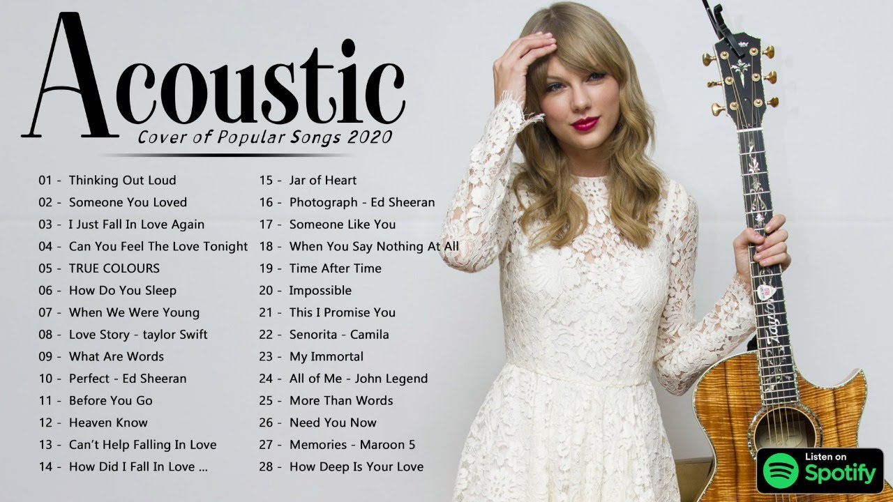Best English Acoustic Love Songs 2020 - Greatest Hits Ballad Acoustic ...