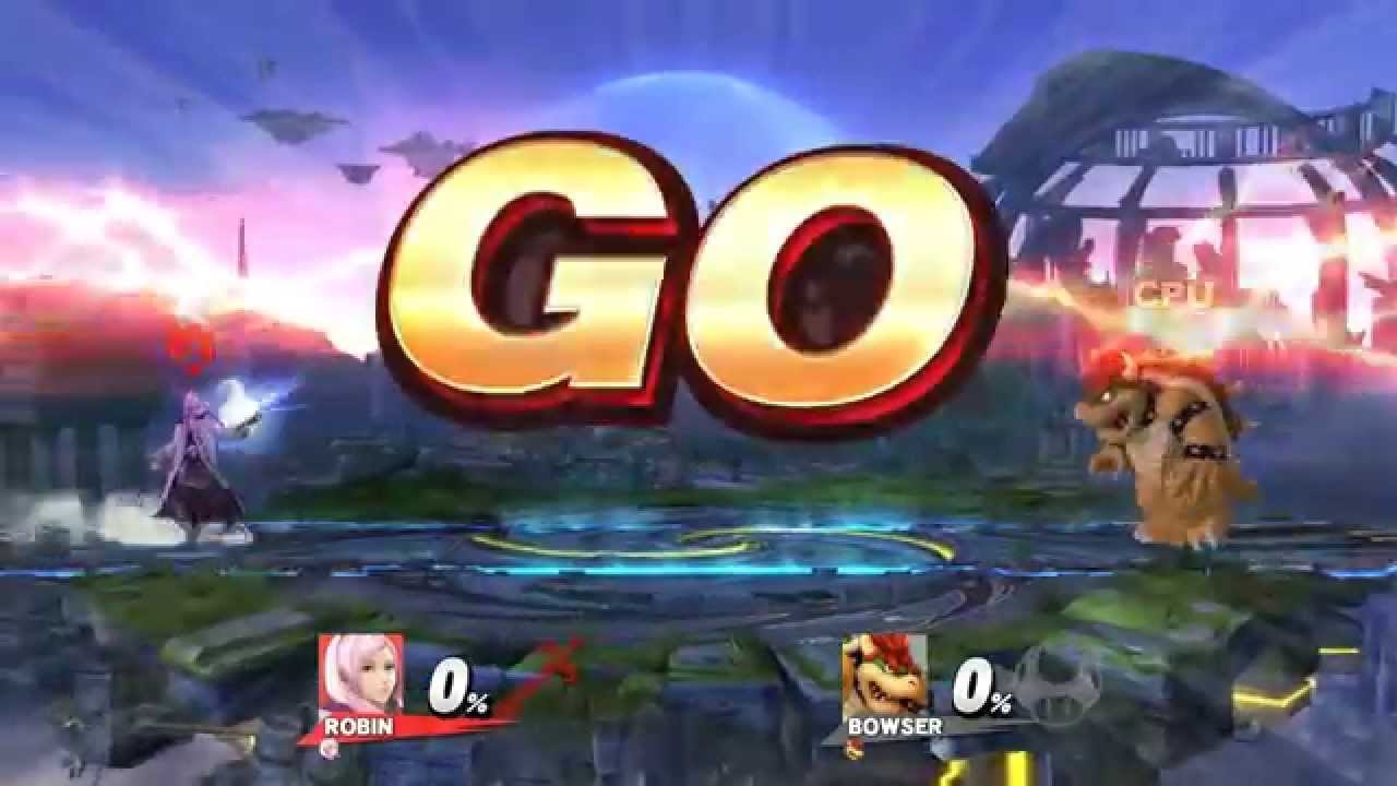 Smash 4 - Robin vs Bowser CPU - YouTube