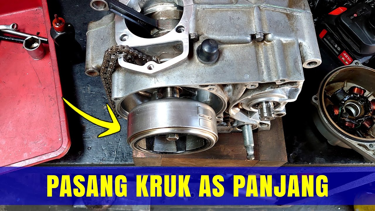 Pasang Bandul Tiger As Panjang CB100 GL GL Pro - YouTube
