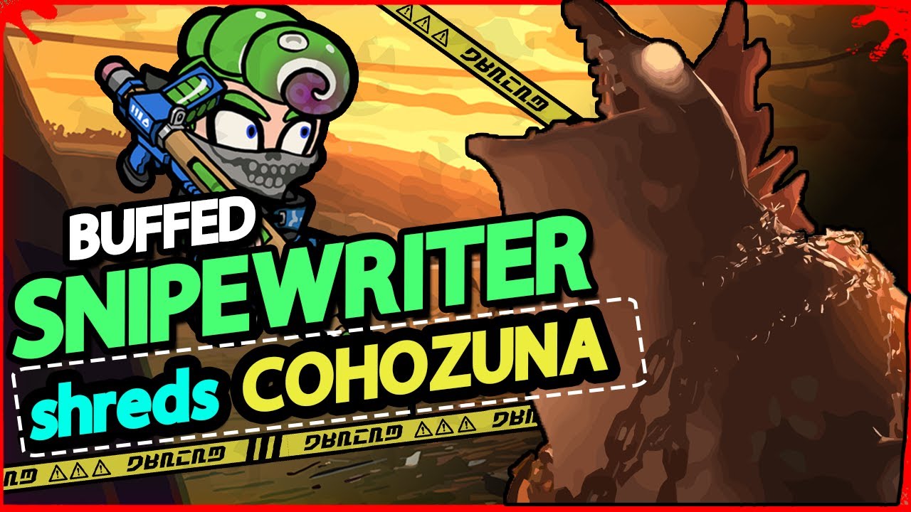 Newly Buffed Snipewriter Shreds Cohozuna - Salmon Run Splatoon 3 Sizzle ...