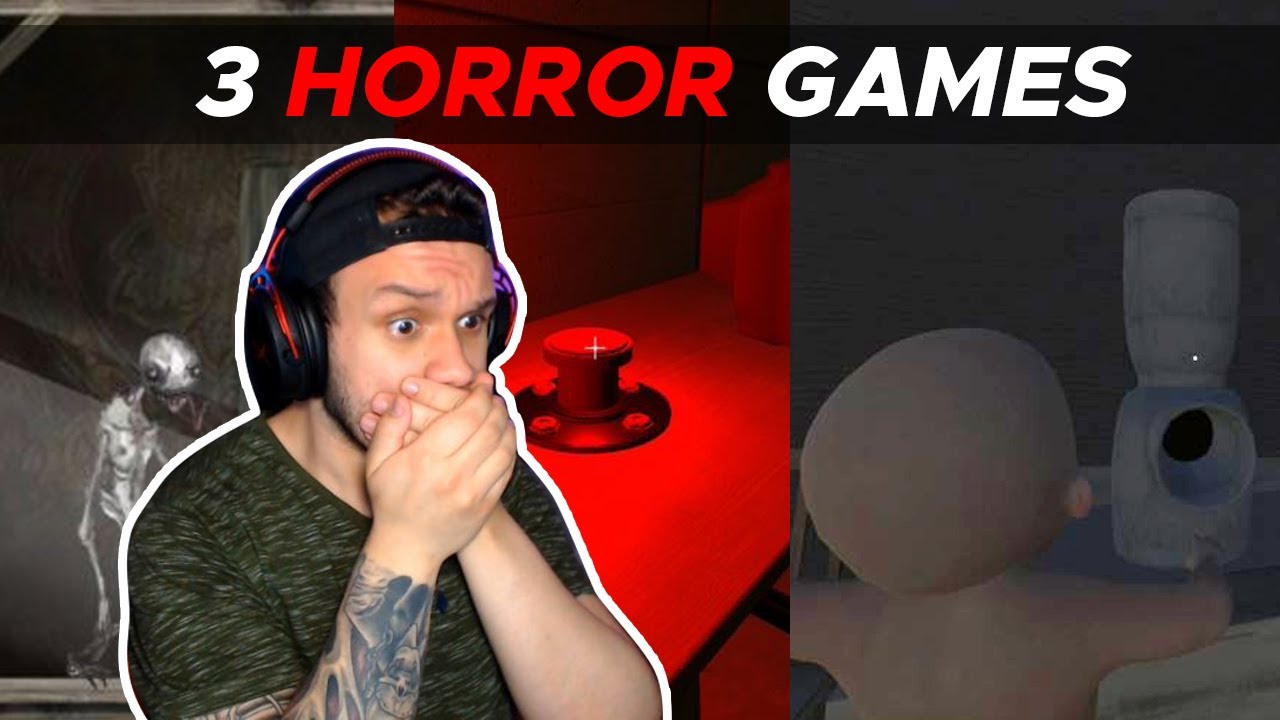 3 Horror Games | WARNING: HEADPHONE USERS - YouTube