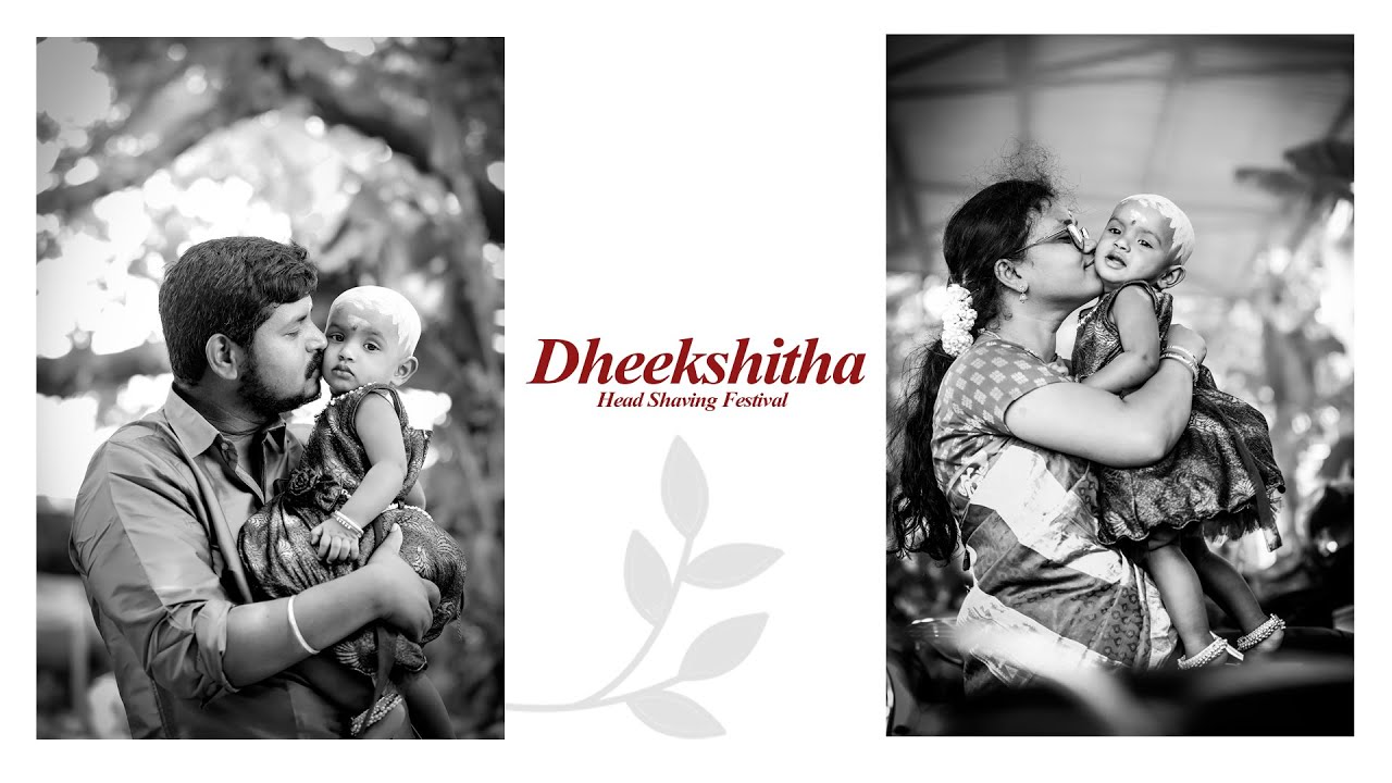 Dheekshitha Karthikeyan, (Head Shaving) Ceremony 2021 - YouTube