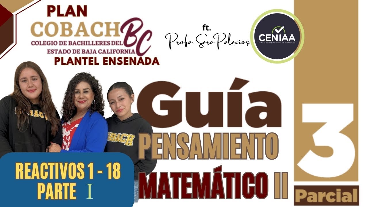 Guía COBACH - Pensamiento Matemático , Parcial III - Parte 1 - YouTube
