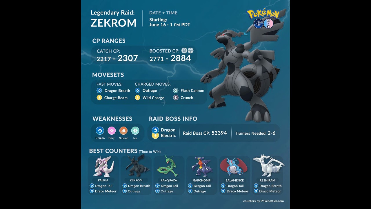 Zekrom Raid Guide - YouTube