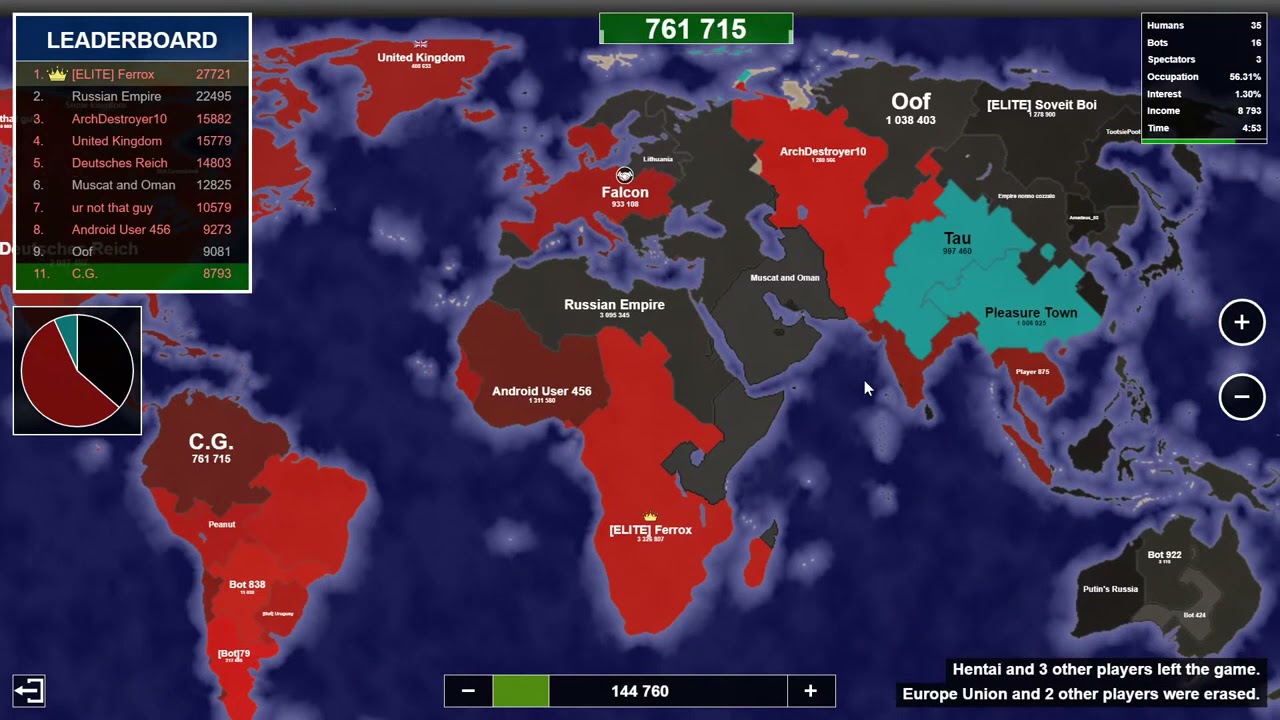 Team Battle Royale Team Strategy! Territory Games io - Territorial IO ...