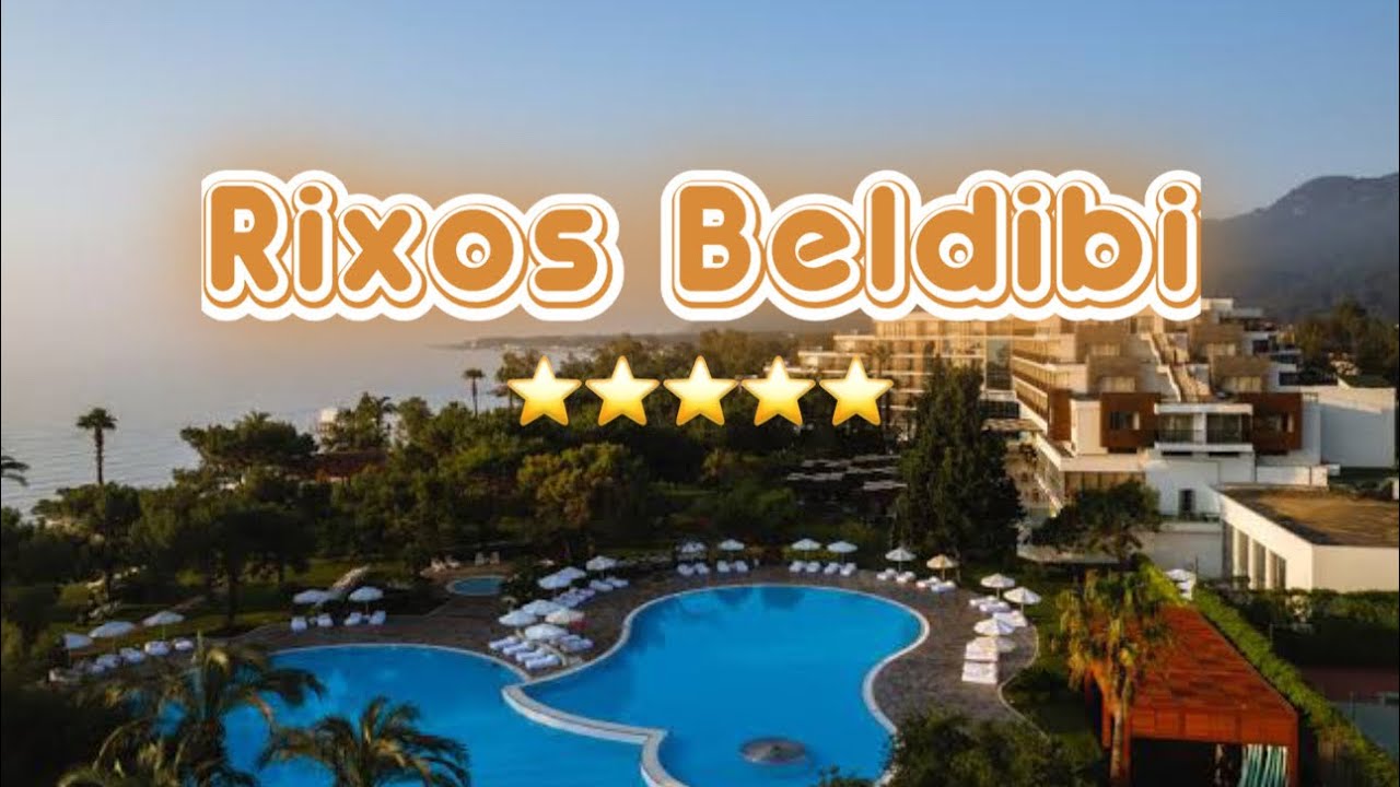Rixos Beldibi hotel 5 star antalya - YouTube