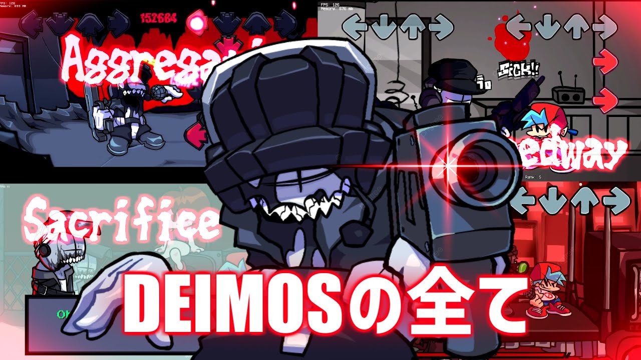 【FNF】Deimosの曲、全集｜MadnessCombat - YouTube