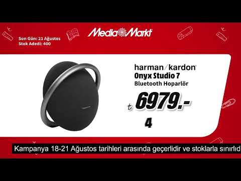 Okul İhtiyaçları Sizde, Teknolojileri MediaMarkt’ta! | Harman Kardon Bluetooth Hoparlör 6979 TL!