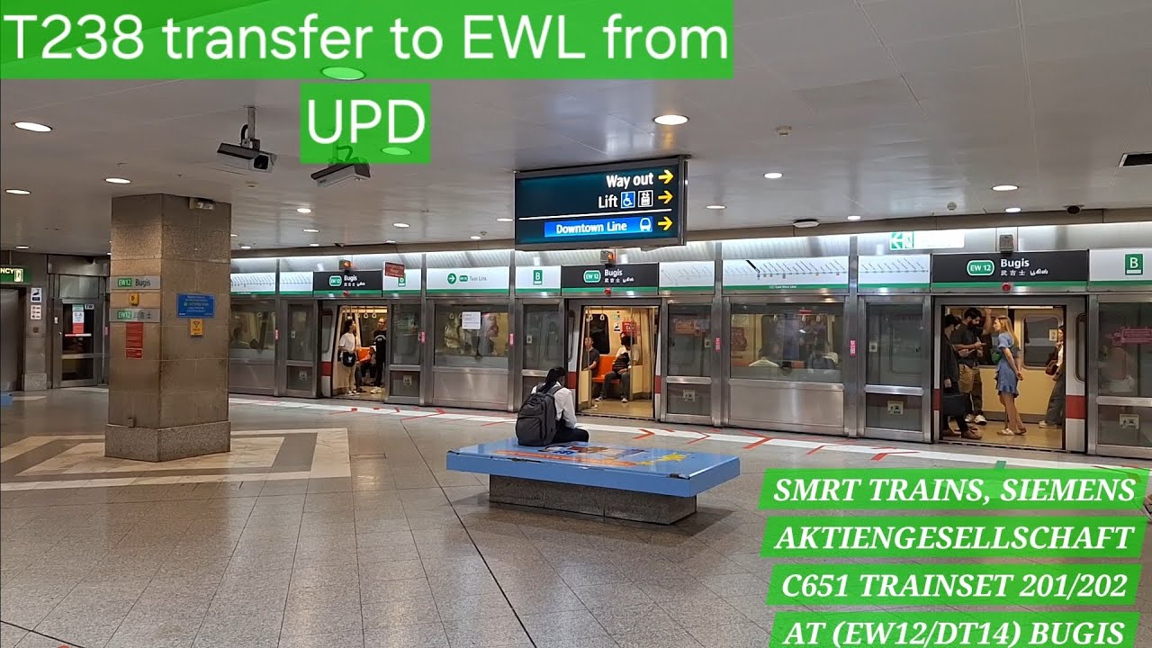 [T238 UPD Transfer to EWL] SMRT TRAINS, Siemens Aktiengesellschaft C651 ...