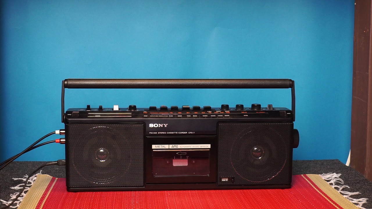 名機再生 101 SONY CFS-7 ブラックセブン ハイブリッド再生03 - YouTube