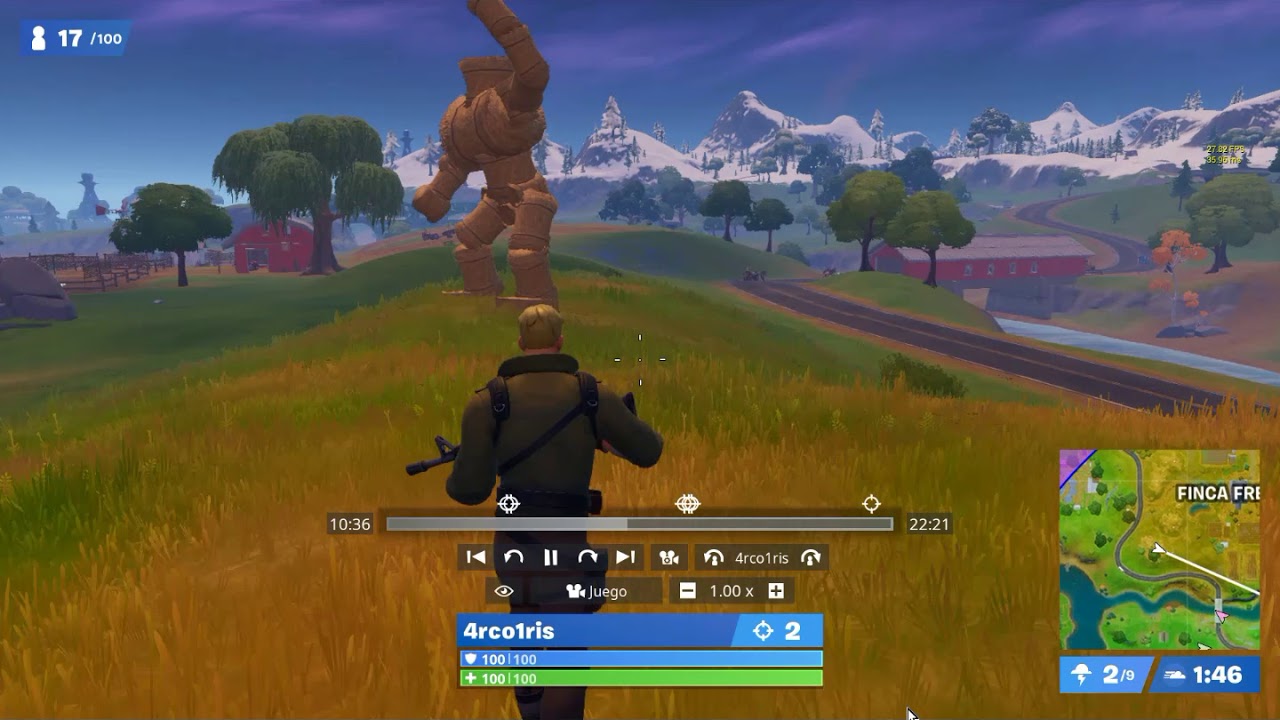 Gameplay de Fortnite más Victoria Magistral (4rco1ris) - YouTube