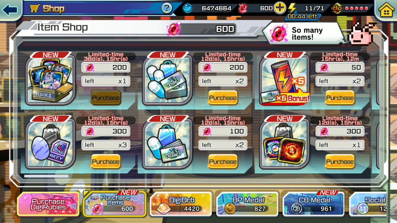 [Digimon ReArise] Training: Digivolution - Tsumemon to Keramon ...