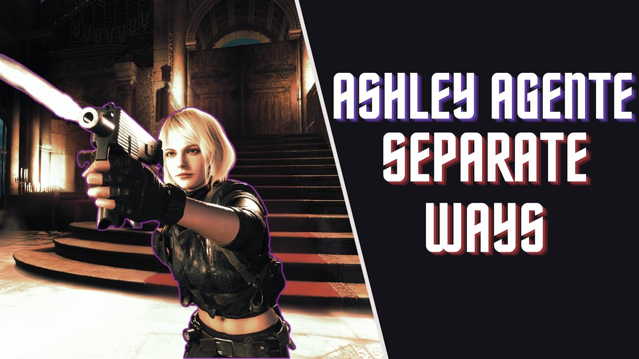 Ashley Agente no Separate Ways - RE4 Remake - 60fps - YouTube