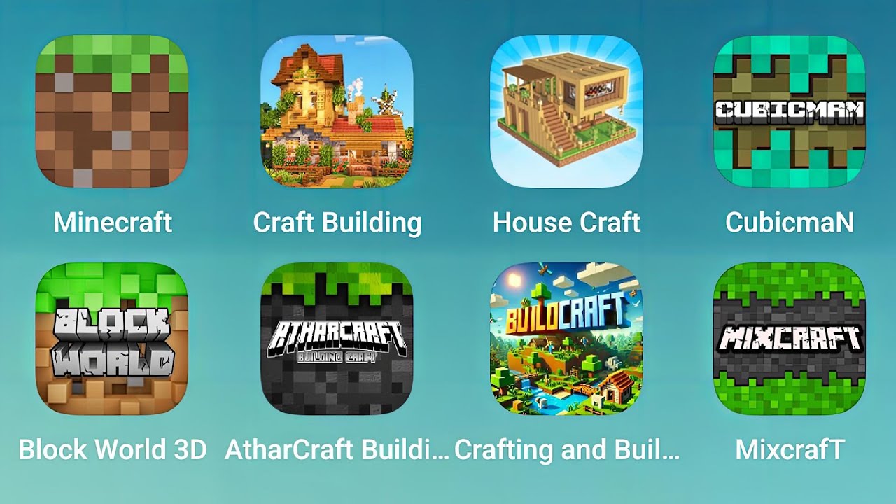 Minecraft, Craft Building, House Craft, Cubicman, Block World 3D ...