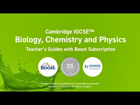 Cambridge IGCSE Sciences Teacher's Guides with Boost Subscription from ...