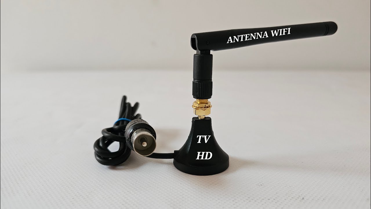 Convert WiFi antenna to digital antenna to watch DTV channels - YouTube