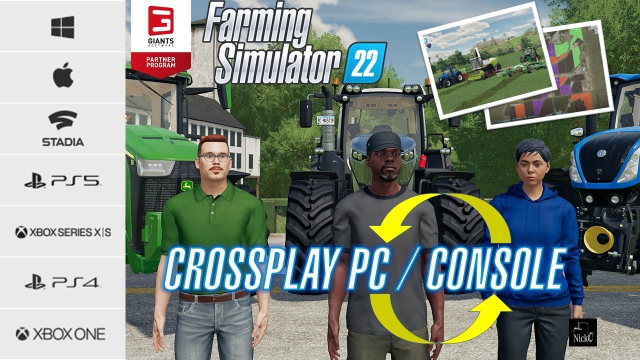 🚜 FARMING SIMULATOR 22 🔍CROSSPLAY PC-CONSOLE #nicko87 # ...