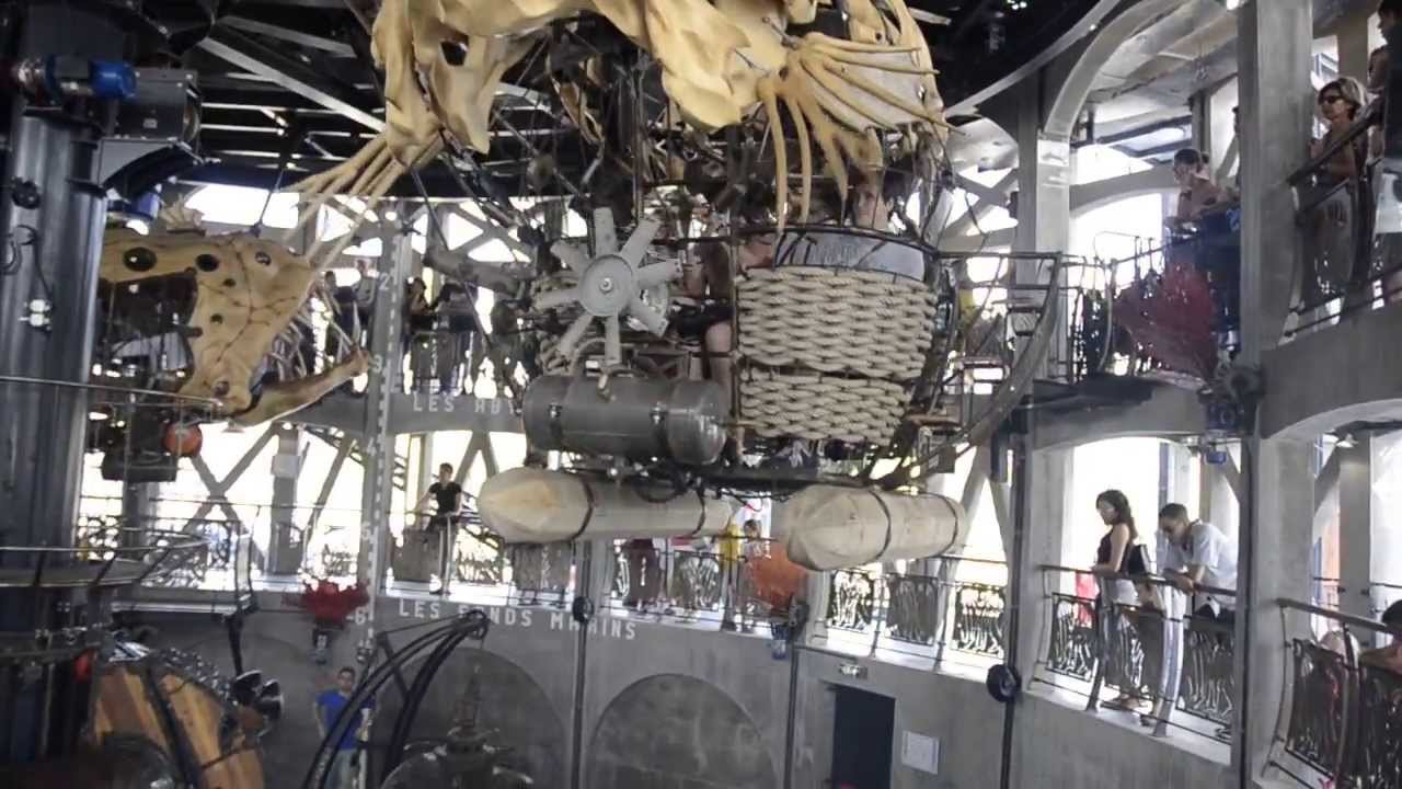 The Marine Worlds Carousel at Les Machines, Nantes - YouTube