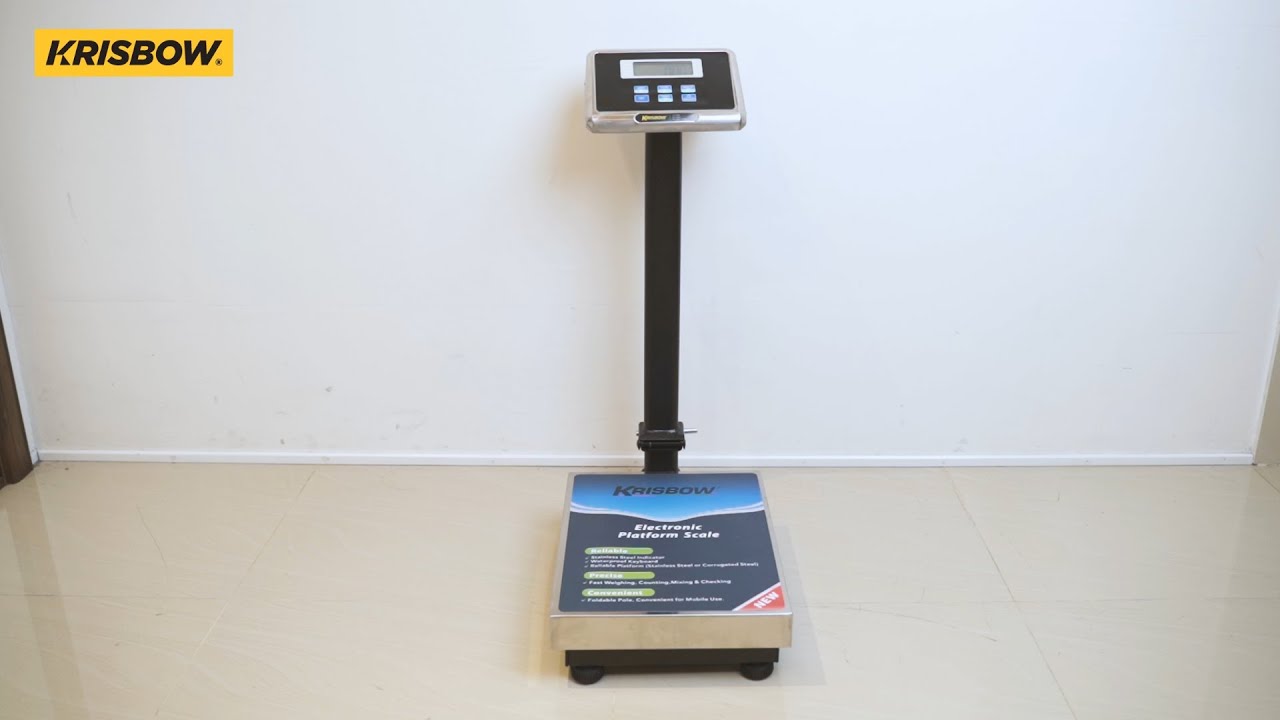 DIGITAL PLATFORM SCALE 60KG WITH TERA - YouTube