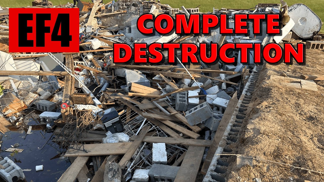 SOMERSET & LONDON Tornado Path - EF4 - 16th May 2025 - YouTube