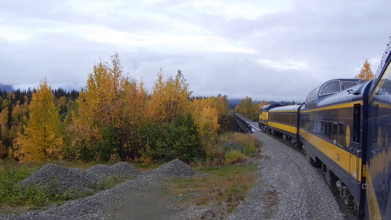 Alaska Railroad, Hurricane Turn 2017 part three - YouTube