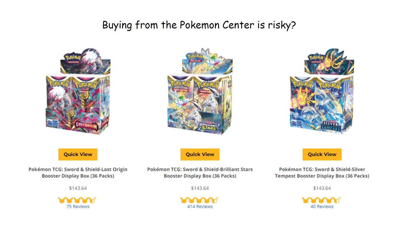 Should You Buy Booster Boxes from the Pokemon Center? - YouTube