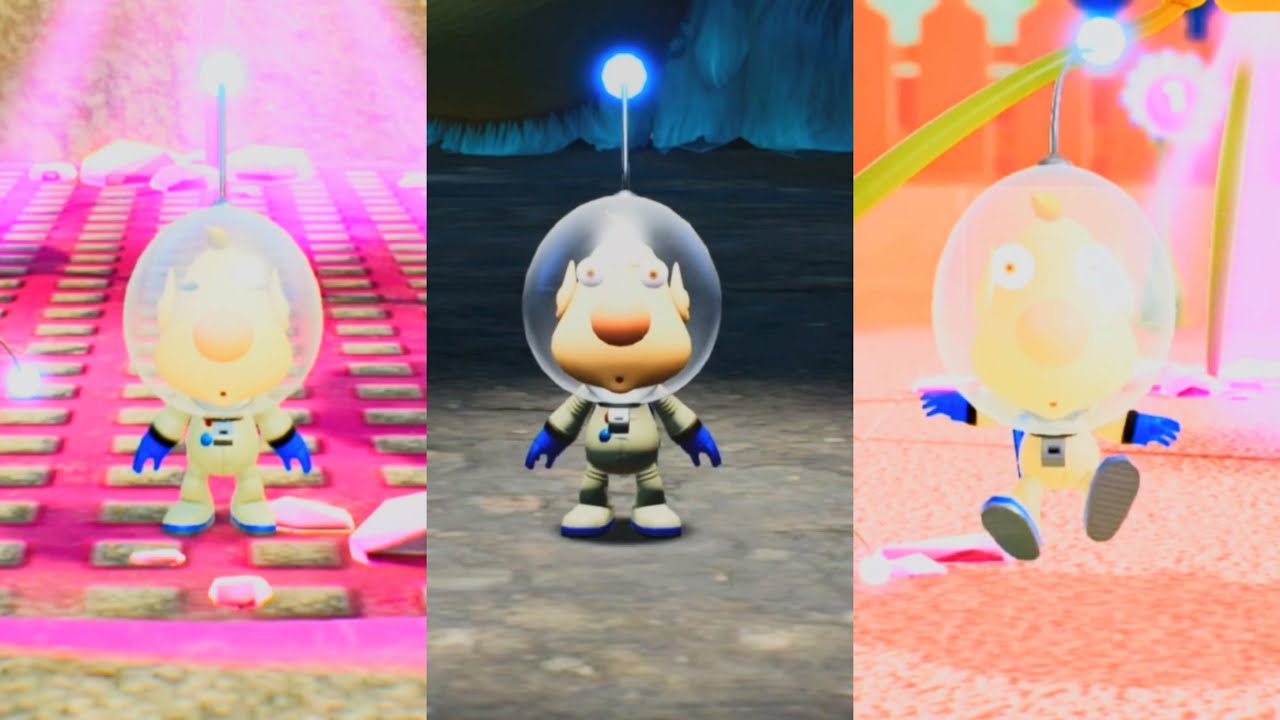 Pikmin 4 - All Louie Moment Scene + Dialogue & Olimar (Insert Louie ...