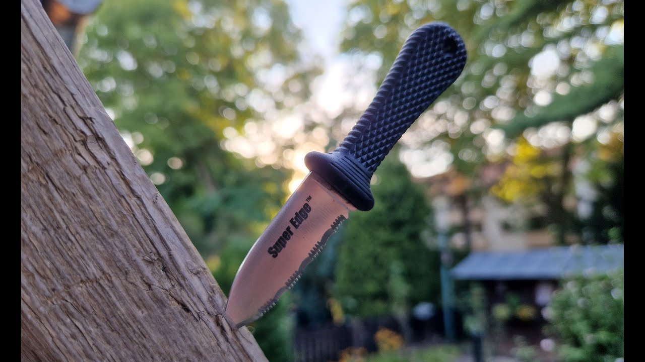 Cold Steel Super Edge Review - YouTube