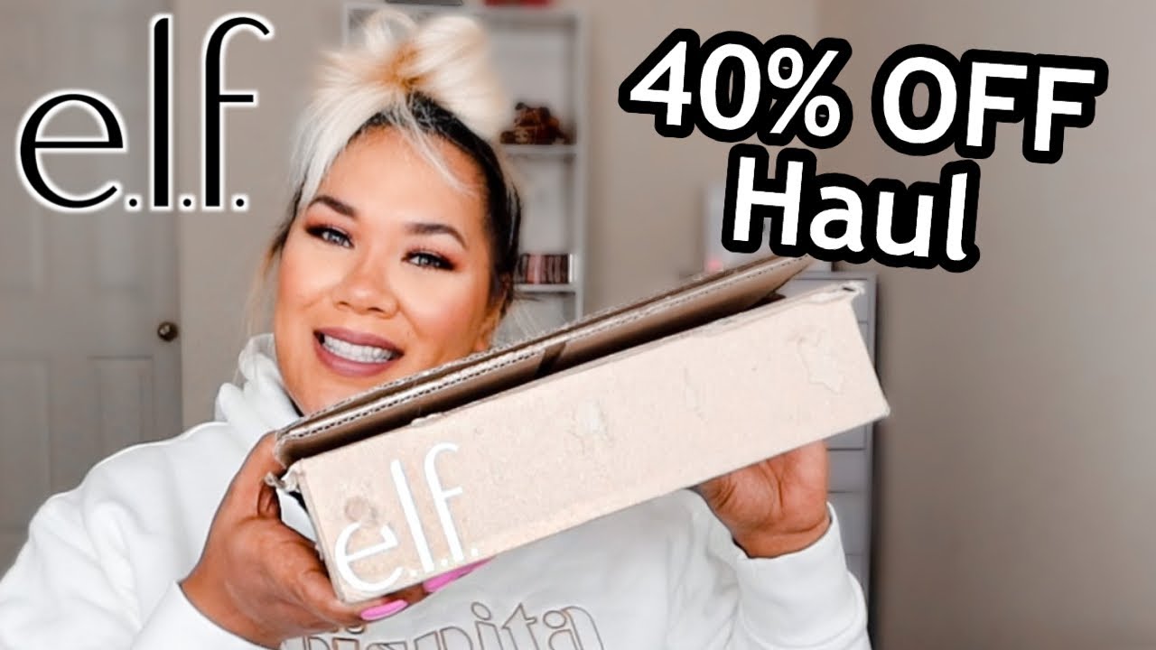 I Bought EVERYTHING! ELF Haul | ELF 40% Off Sale - YouTube