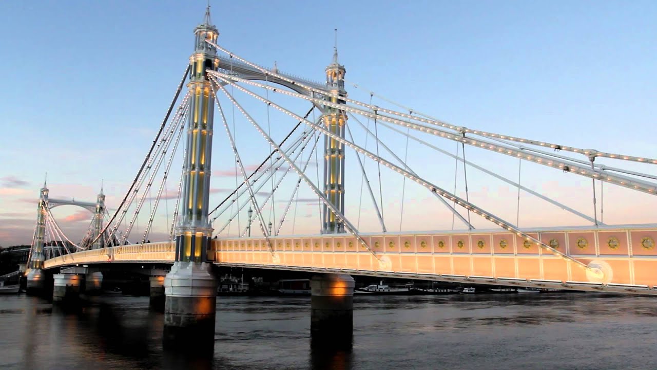 Albert Bridge london - YouTube