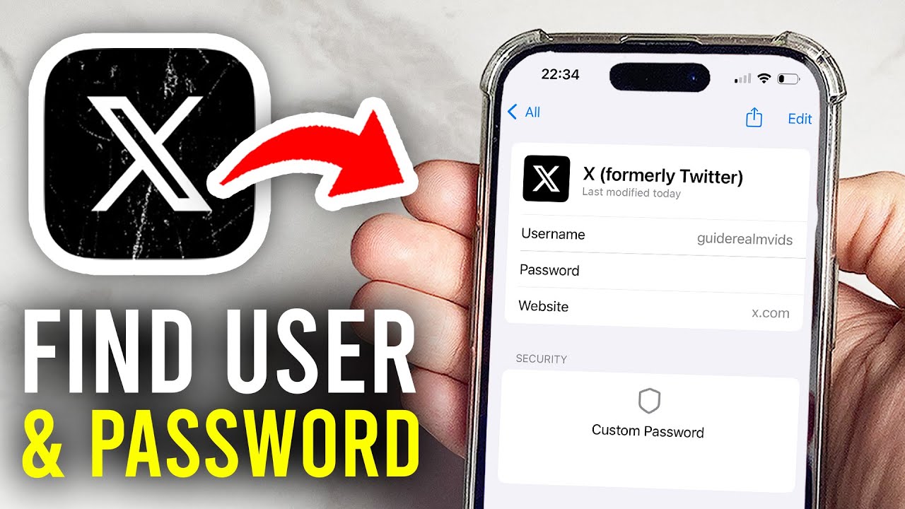 How To Find X Username & Password (Twiiter) - Full Guide - YouTube