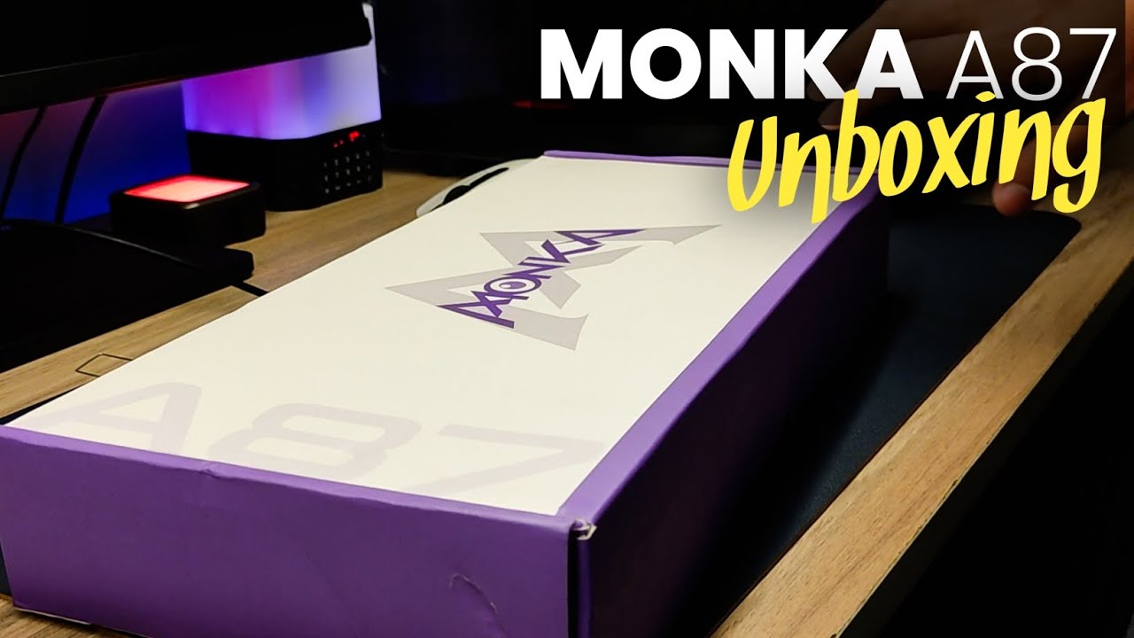 Monka A87 Unboxing And First Impression | Best Mechanical keyboard ...