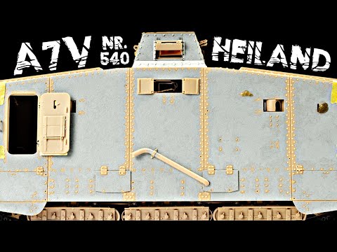 Let's Build The First German Tank - With Full Interior! (A7V, Meng 1/35)