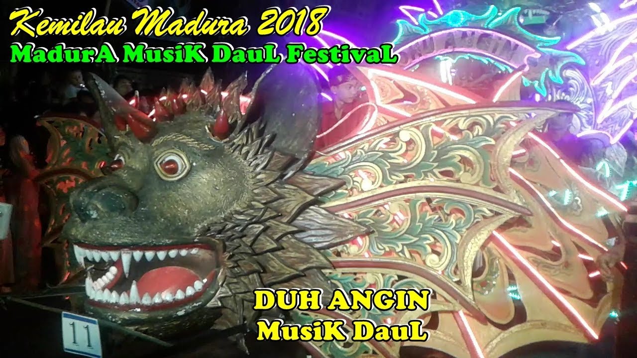 DUH ANGIN Musik Daul - Madura Musik Daul Festival - Kemilau Madura 2018 ...