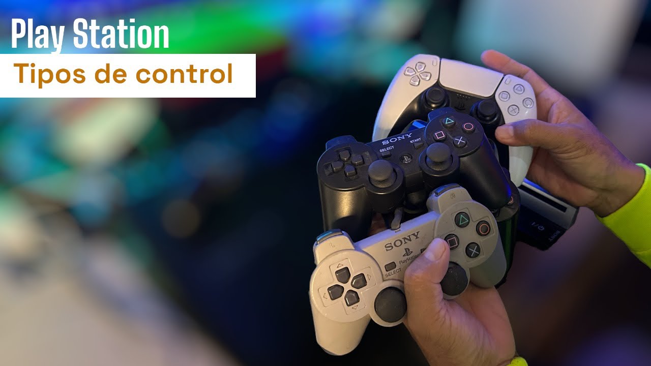 Qué tipo de controles usan los Play Station? - YouTube