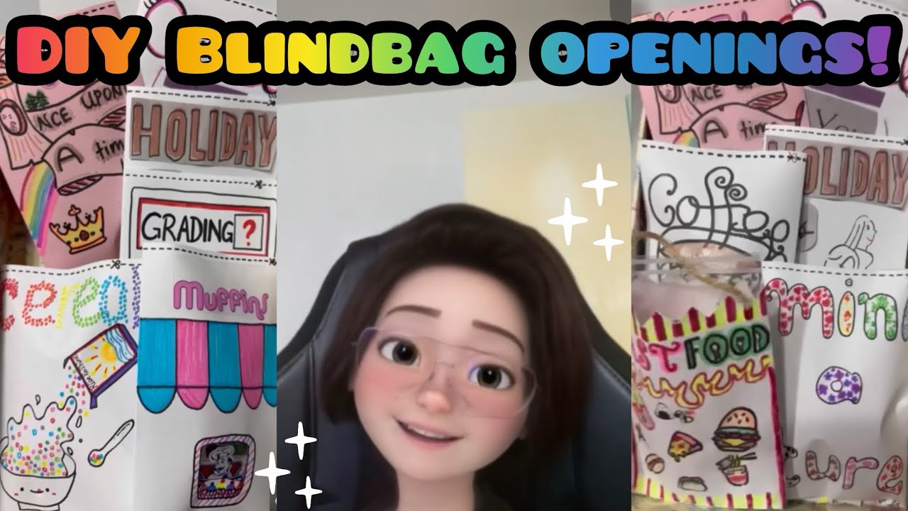 Opening DIY Blind Bags Compilation! Paper Crafts and Squishies! - YouTube