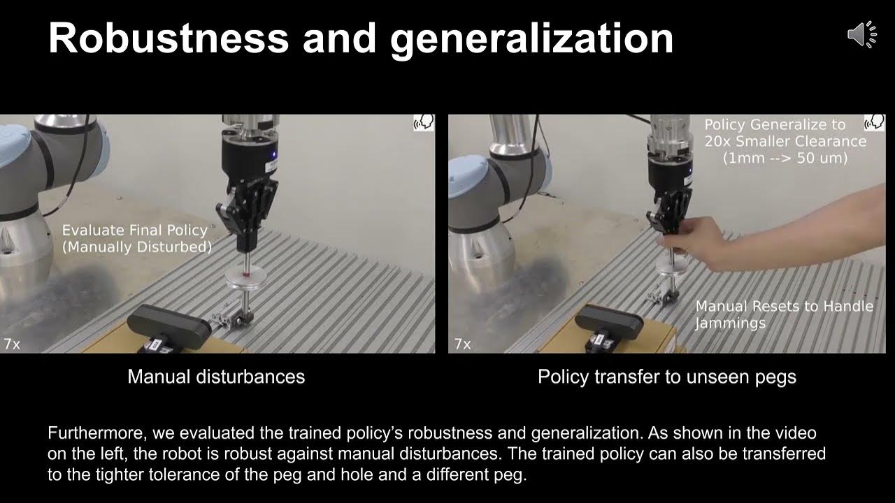 Symmetry-aware Reinforcement Learning for Robotic Assembly under Partial Observability - YouTube