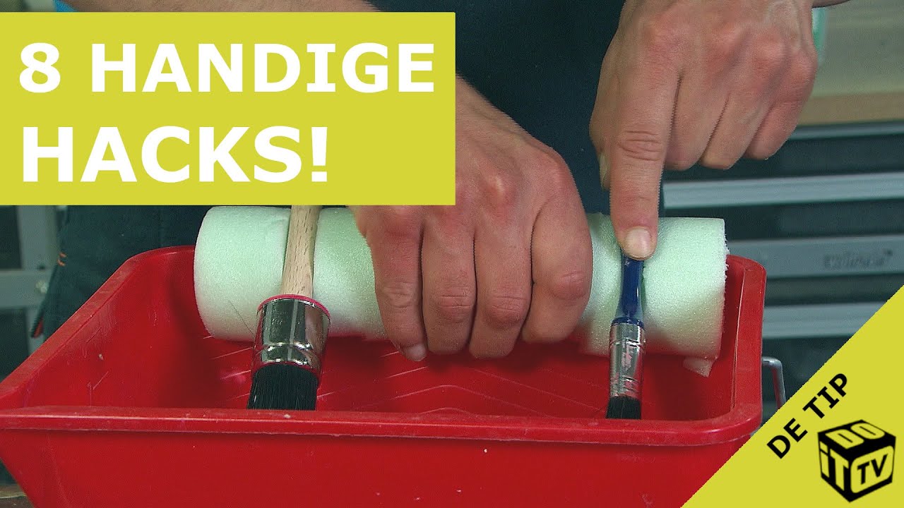 8 handige hacks tijdens het klussen! | De tip - YouTube