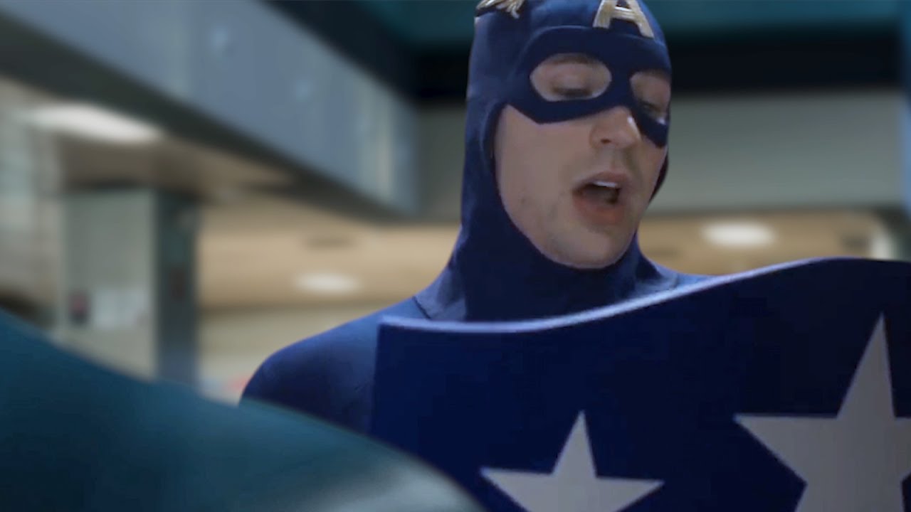 Captain America has a weird encounter - YouTube